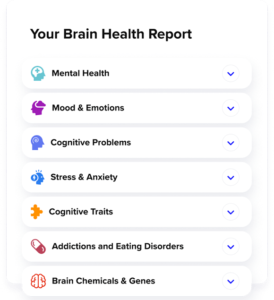 Brain Health Report & Digital Wellness Program – SelfDecode